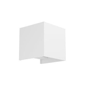 Eglo LED Akku Wandlampe au&szlig;en Rincine, Au&szlig;enlampe W&uuml;rfel mit Bewegungsmelder, aufladbar per USB, kabellose Outdoor Wandleuchte, Kunststoff in Wei&szlig;, neutral