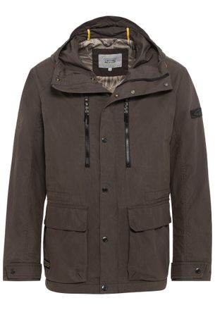 Camel Active Herren Multi-Pocket Jacke mit Kapuze Oliv Braun, menswear-50
