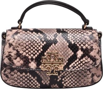 Tory Burch Femme, Sacs, Multicolore, Taille: ONE Size Britten Snake Embossed Mini Satchel