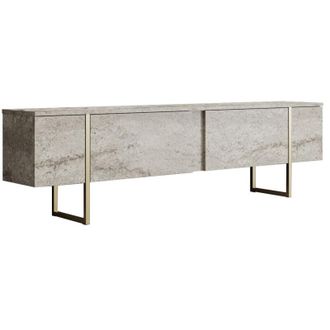 Hanah Home Meuble TV en bois Luxe - 180 x 30 x 50 cm - TravertinOr
