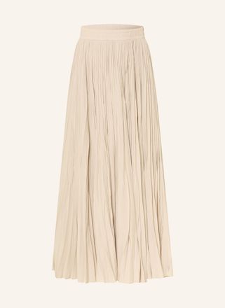 Max Mara Weekend Max Mara Plisseerock Foggia beige