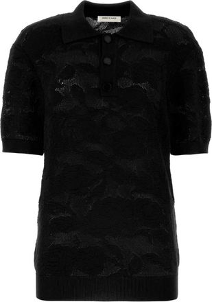 Ernest W. Baker Femme, Tops, Noir, Taille: 44 FR Polo Brod&eacute;