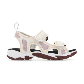 Alexander McQueen Stilvolle flache Sandalen mit Multicolor-Stoff - - Shoes - Herren - Beige - 41 EU
