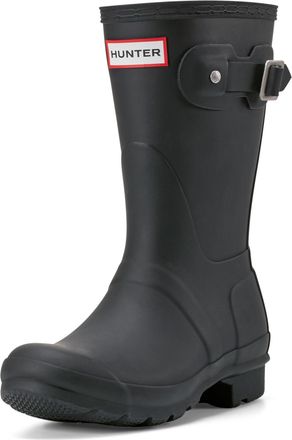 Hunter Hunter Short Gloss Gummistiefel für Damen, Schwarz - schwarz/schwarz, glänzend - Größe: 36.5 EU