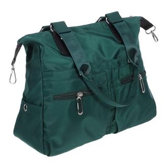 Holibanna Grand Sac Cabas Femme Vert Foncé Grand Sac à Main de Travail avec Compartiments et Fermeture Éclair pour Bureau et Déplacements Quotidiens