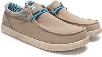 Walk In Pitas | WP150 LEDRO | Herren Mokassins | Flache Slipper f&uuml;r M&auml;nner | Slip on Loafer | Sneakers | Schlupfschuhe | Freizeitschuhe | Walkinpitas Schuhe | Taupe