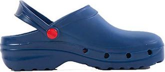 reposa Light One Sabots sanitaires, Chaussures sanitaires, matériau EVA réticulé, Tige fermée, Trous latéraux, Semelle Anatomique, Sangle Rabattable, Semelle