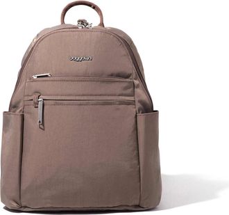 Baggallini Damen reiserucksack, 25,4 X 33 cm, aus Nylon, mit Verschließbaren Reißverschlüssen und RFID-Schutz Securtex Anti-Diebstahl-Urlaubsrucksack, Portobello