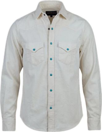 CHESAPEAKE'S Western Velvet Shirt Flagstaff - - Shirts - Herren - Wei&szlig; - L