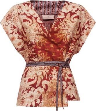 Pierre-Louis Mascia Femme, Blouses et Chemises, Jaune, Taille: 40 FR Beadox Gilet