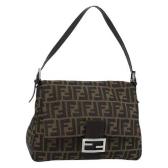 Fendi Pre-owned Zucca Canvas Schultertasche - - Pre-owned - Damen - Braun - ONE SIZE