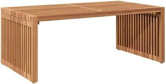 vidaXL Vidaxl - Table dappoint de jardin Empilable Marron 90 x 50 x 36 cm