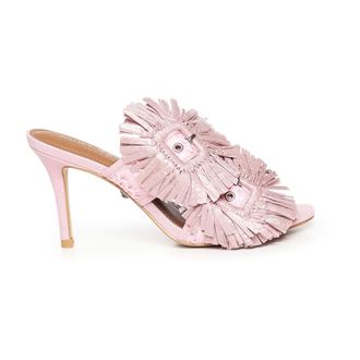 Kurt Geiger Raffia Buckle Sandal - - Shoes - Damen - Rosa - 40 EU