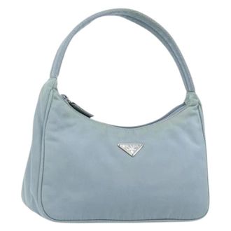 Prada Sac bandouli&egrave;re vintage en nylon Pre-owned - Femme - Pre-owned - Bleu - Taille: ONE Size