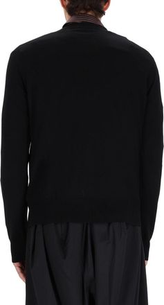 Vivienne Westwood Logo Virgin Wool Sweater - Black