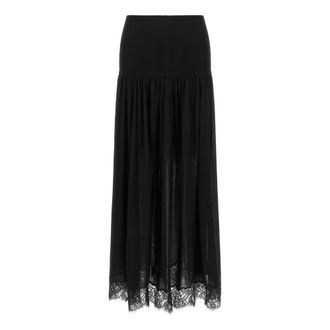 Zimmermann Valiant Langer Rock - - Skirts - Damen - Schwarzk - S