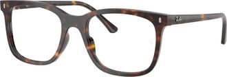 Ray-Ban unisex, Accessoires, Brun, Taille: 53 MM Rx5446 Optical Frame