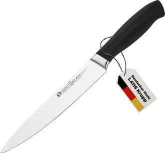 Greta Magnusson-Grossman 007HC - House Cook | Tranchiermesser 33,0 cm | Ultrascharfer K&uuml;chenmesser | Deutschem Edelstahl Klinge 19,5 cm | mit Ergonomischen Griff 13,5 cm (158 