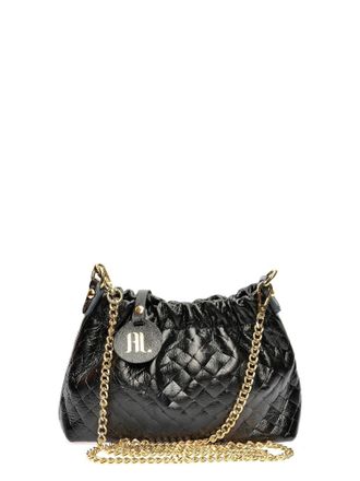 Anna Luchini Schwarz Rindsledertasche