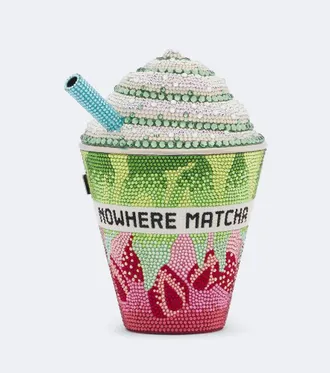Judith Leiber Verzierte Tasche Frozen Drink Matcha