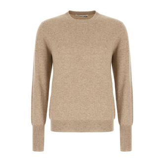 Ballantyne Rundhals-Strickware - - Knitwear - Herren - Beige - M