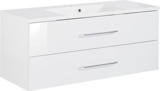 Fackelmann B.clever Waschtischset 120cm Korpusfarbe: Weiß Matt - Fackelmann