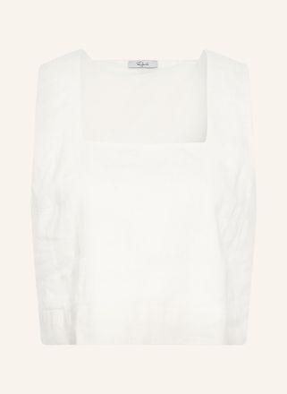 Rails Cropped-Top Arika Aus Leinen weiss