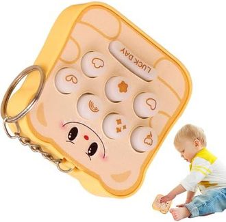 Generic Charm Porte-Clés Sac à Main, Jeu De Taupe Pop Anti-Stress, Décorations Antistress Mignonnes et Luminescentes pour les pour Réduire le Stress pour lAnn