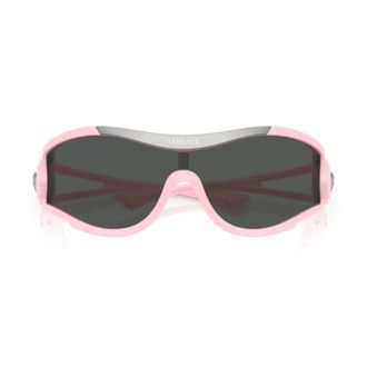 Versace Ikonoische Sonnenbrille mit einheitlichen Gl&auml;sern - - Accessories - Damen - Rosa - 42 MM