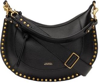 Isabel Marant Sac &agrave; main Naoko &agrave; clous en cuir lisse