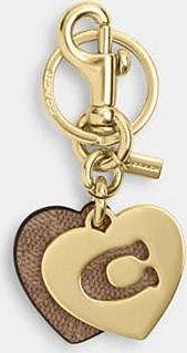 Coach Schl&uuml;sselanh&auml;nger Mit Herzen Aus Signature-Canvas