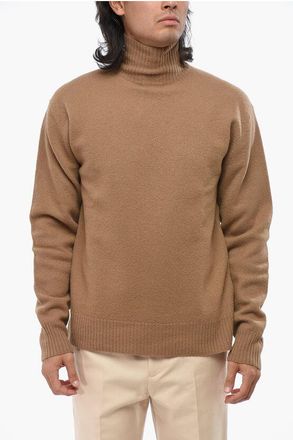 Jil Sander Wool Turtleneck Sweater Größe 46
