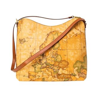 Alviero Martini 1A Classe Femme, Sacs, Beige, Taille: ONE Size Grand sac port&eacute; &eacute;paule structur&eacute;
