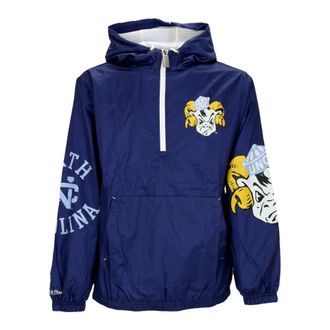 Mitchell & Ness North Carolina Tar Heels Windbreaker - - Jackets - Herren - Blau - L