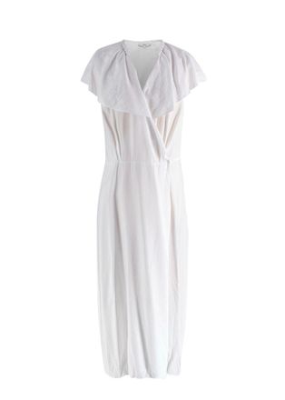 Vince White Wrap Sleeveless Dress Size L