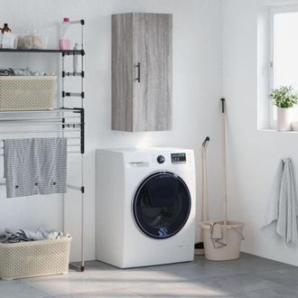 vidaXL Maison Exclusive Wandschrank Grau Sonoma 34,5x34x90 cm