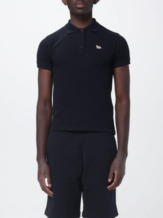 Maison Kitsun&eacute; Polo Homme couleur Noir