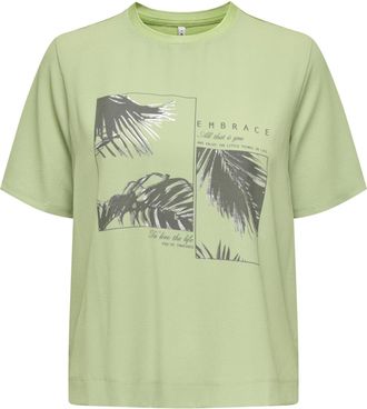 Only Onlnewflora S/S Art O-Neck Top Box JRS