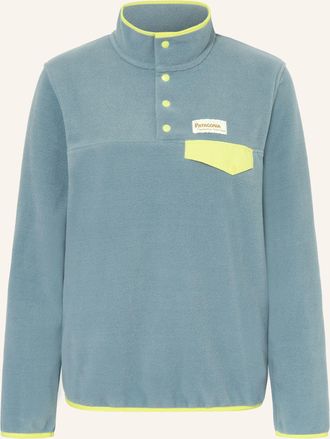 Patagonia Fleece-Troyer Snap blau