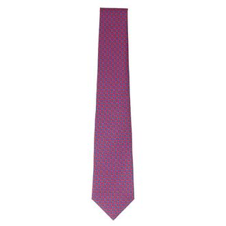 Kiton Siebenfach gefaltete Seidenkrawatte - - Accessories - Herren - Rot - ONE SIZE