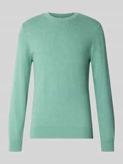 Mc Neal Strickpullover aus Baumwoll-Kaschmir-Mix mit Rundhalsausschnitt