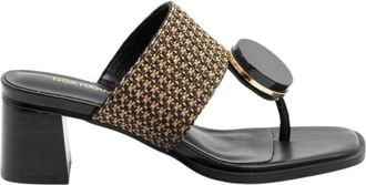 Noa Harmon Femme, Chaussures, Brun, Taille: 39 EU Mules &agrave; Talons Petra