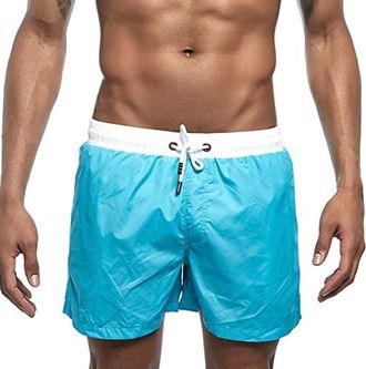 Generic Short de bain d&eacute;t&eacute; pour homme - Printemps et &eacute;t&eacute; - Pantalon de sport - Pantalon de natation et de plage - Short tendance d&eacute;contract&eacute; et doux pour les 