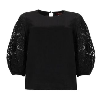 Max Mara Damen, Oberteile, Schwarzk, XSGr&ouml;&szlig;e