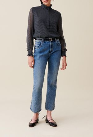 Claudie Pierlot Chemise fluide petits carreaux