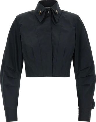 Elisabetta Franchi Chemise Bustier - Femme - Blouses et Chemises - Noir - Taille: 38 FR