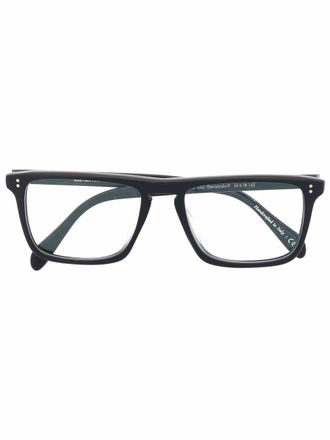 Oliver Peoples lunettes de vue Bernardo-R &agrave; monture carr&eacute;e - Noir