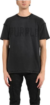 Purple Homme, Tops, Noir, Taille: M T-Chemises