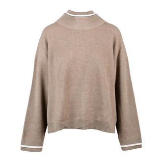 Brunello Cucinelli Damen, Strickwaren, Beige, MGr&ouml;&szlig;e