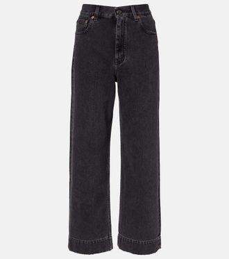 Chloé Chloé High-Rise Wide-Leg Cropped Jeans